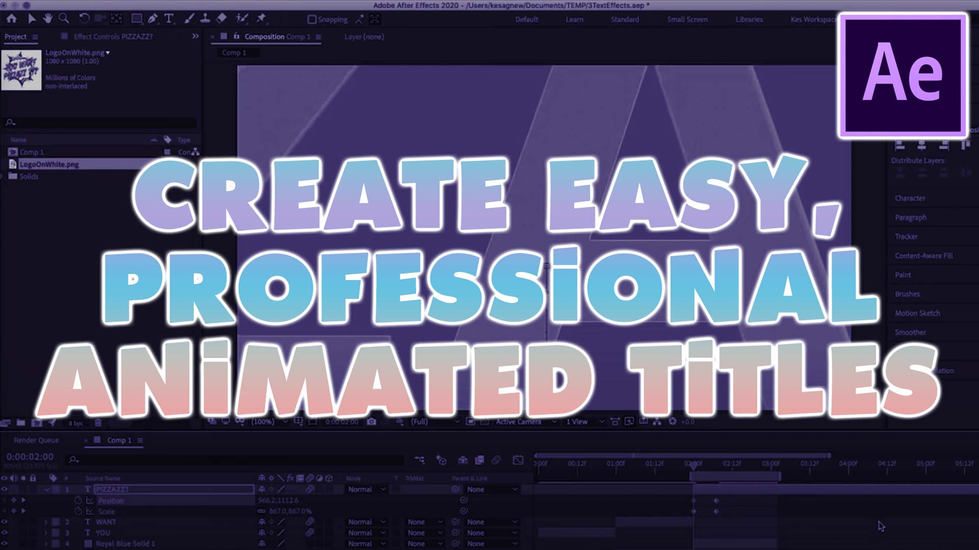 3 SIMPLE But PROFESSIONAL Animated Text Titles After Effects You 3-simple-but-professional-animated-text-titles-after-effects-you