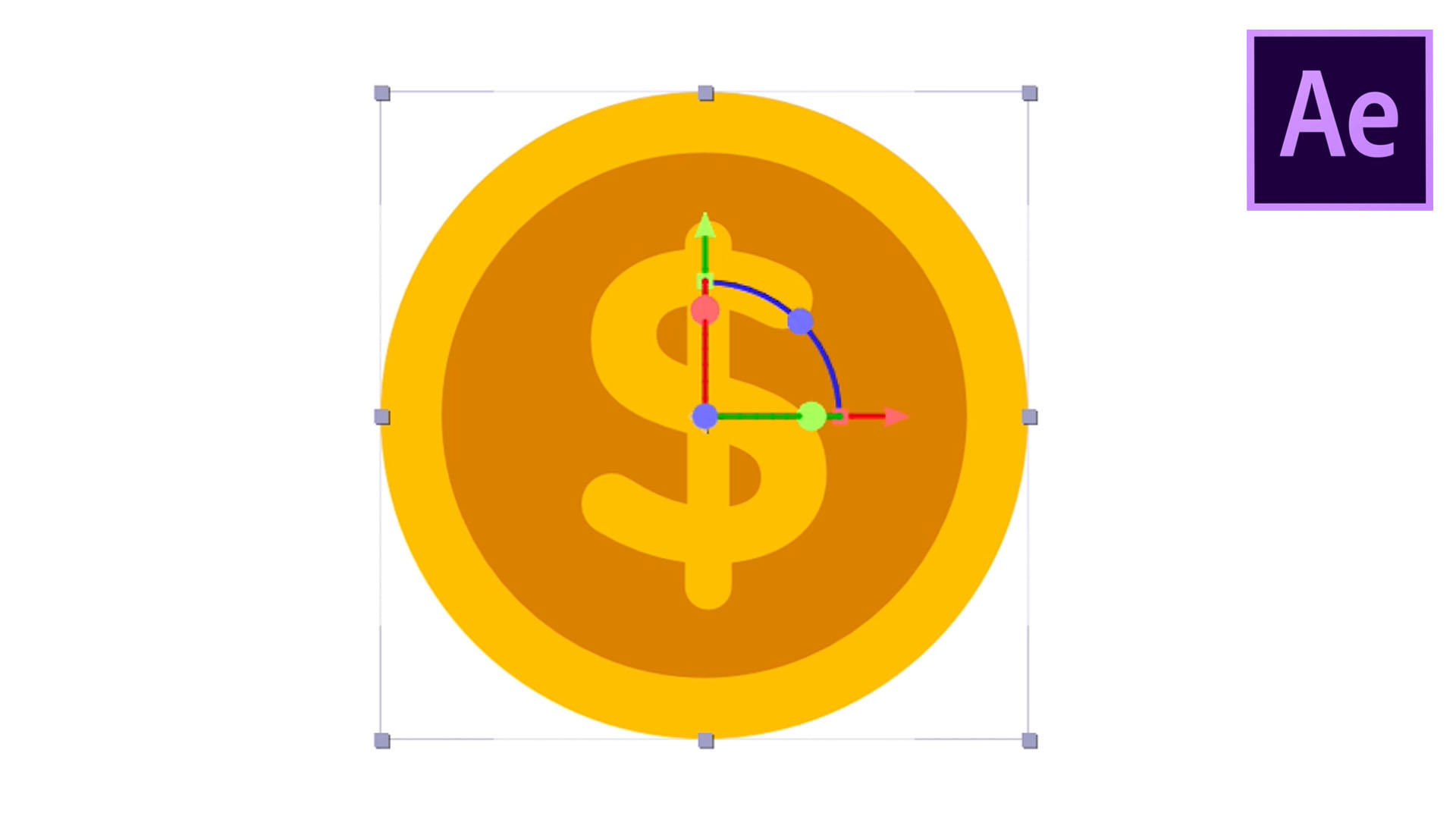After Effects Tutorial 2D Coin Spin With A 3D Light Effect You